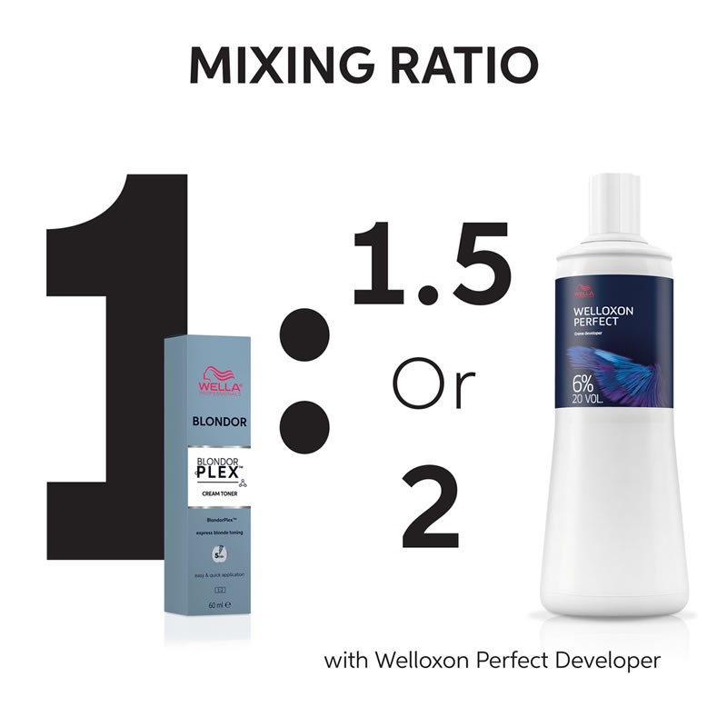 Wella Blondor BlondorPlex Cream Toner /16 Lightest Pearl 60 ml